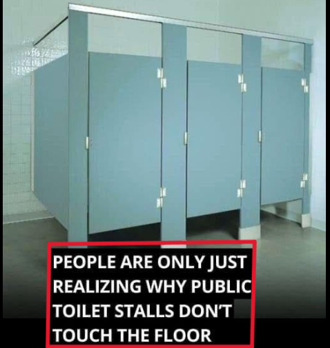 Why Public Bathroom Stall Doors Don’t Reach the Floor – Blue Peak